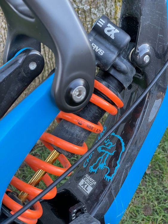 Santa Cruz V10 CC - Downhill Bike - FOX 40 - Grösse XL (Gebraucht) in ...