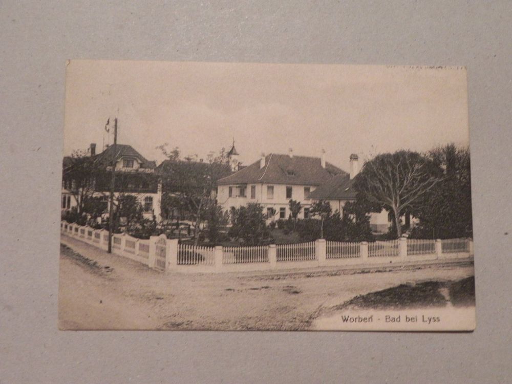 Karte Lyss BE mit Hotel Worbenbad 1914 | Kaufen auf Ricardo