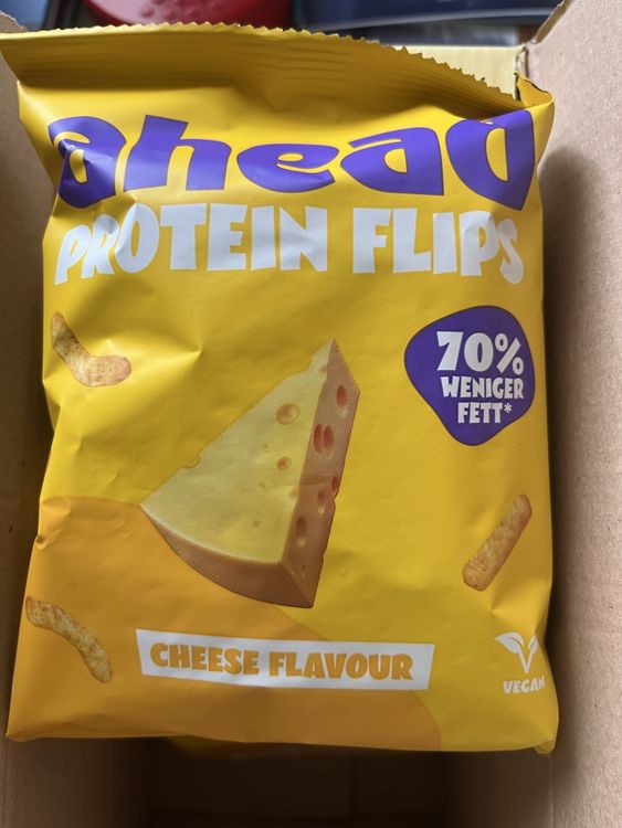 Ahead Protein Flips Käse, 6 Stück à 50g, MHD 24.05.2026 (Neu und ...