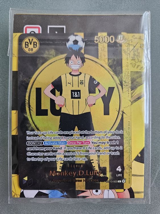 One Piece Card Game - Monkey D. Luffy BVB Edition! | Kaufen auf Ricardo