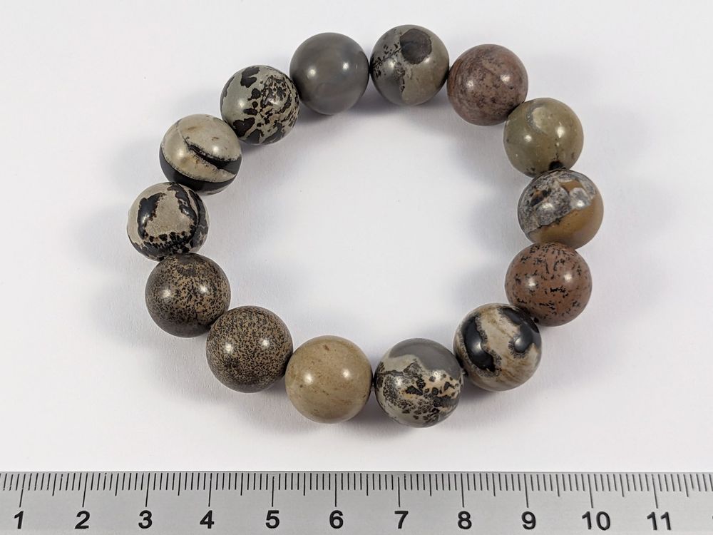 Picasso Jaspis Armband 14mm Kugeln (Neu und originalverpackt) in Meilen für CHF 17 – mit ...