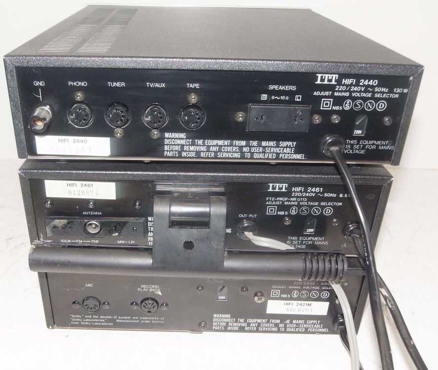 ITT Stereo Anlage mit Rack und Boxen (Gebraucht) in Männedorf für CHF ...