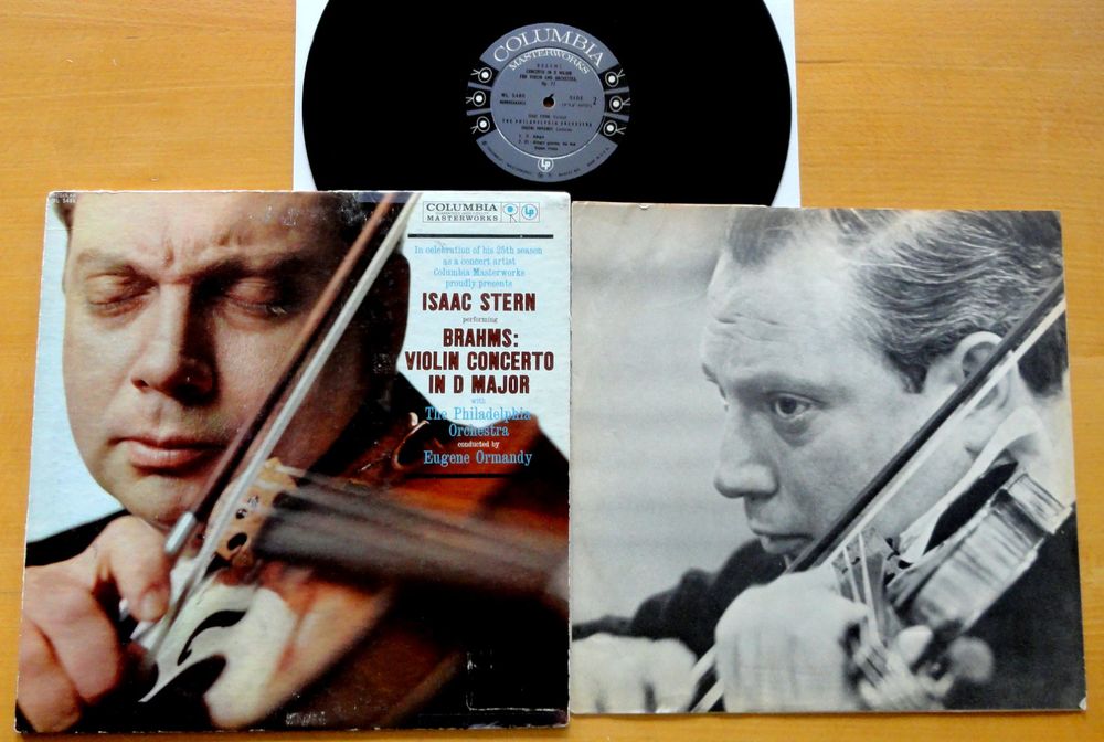LP ISAAC STERN BRAHMS Violin Concerto 1960 COLUMBIA USA | Kaufen auf ...