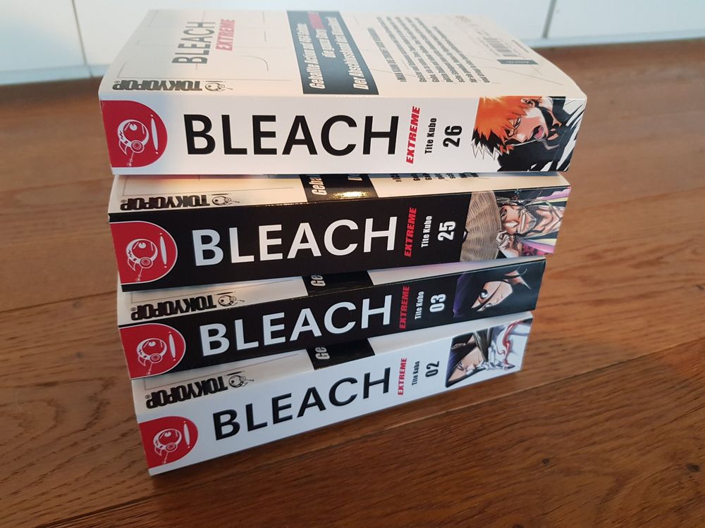 4x Bleach Extreme Manga Comics Bände 2, 3, 25 & 26 DE (Neu) (Neu ...