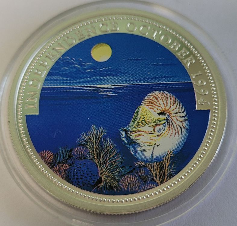 5 DOLLARS / PALAU 1994 COLORIERT (SILBER) | Kaufen auf Ricardo