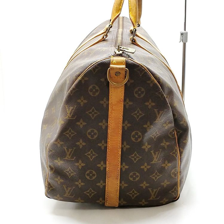 Louis Vuitton LV Boston Bag Keepall Bandouliere 55 Browns Mo (Gebraucht ...