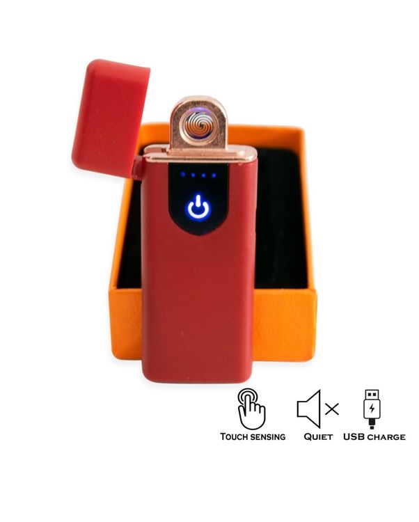 Elektrisches USB-Feuerzeug, Touch-Feuerzeug (rot) | Kaufen auf Ricardo