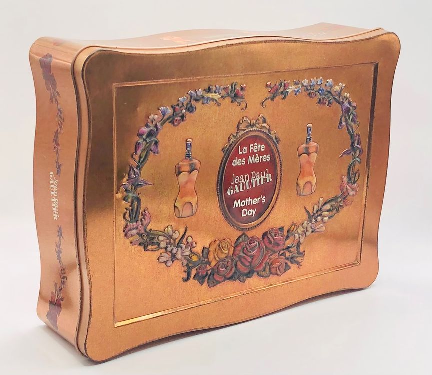 Boîte de parfum vide en métal J-P Gaultier Fête des Mères | Kaufen auf Ricardo