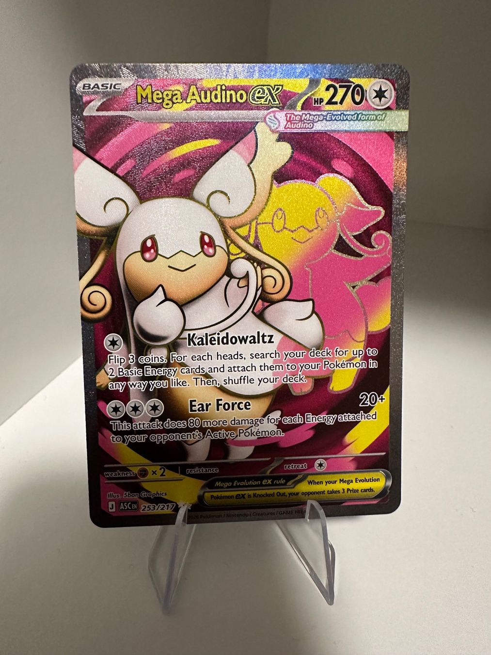Ascended heroes Mega Audino ex 253/217 (Neu (gemäss Beschreibung)) in ...