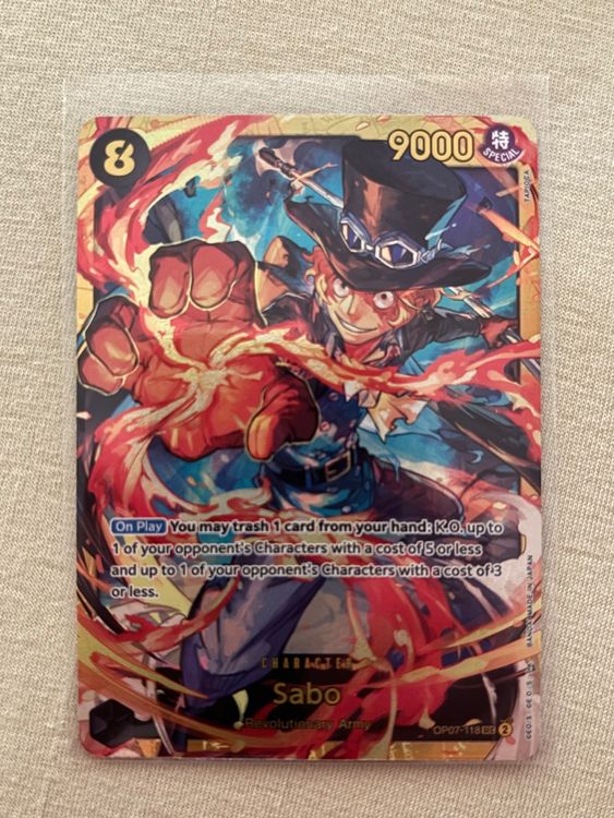 One Piece Karte Sabo OP02-118 SEC (Neu (gemäss Beschreibung)) in Widnau ...