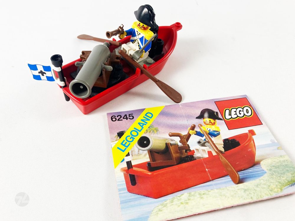 LEGO 6245 Piraten Kanonenboot Anleitung MiniFigur (Gebraucht) in ...