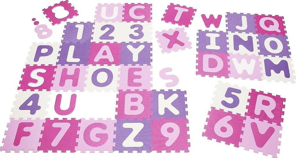 Kinder Teppich Buchstaben 80 Cm X 120 Cm Kaufen Bei Obi
