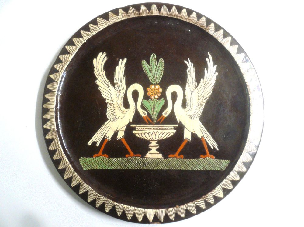 antiker KeramikZierteller von J. SCHenk-Trachsel HEIMBERG (Gebraucht ...
