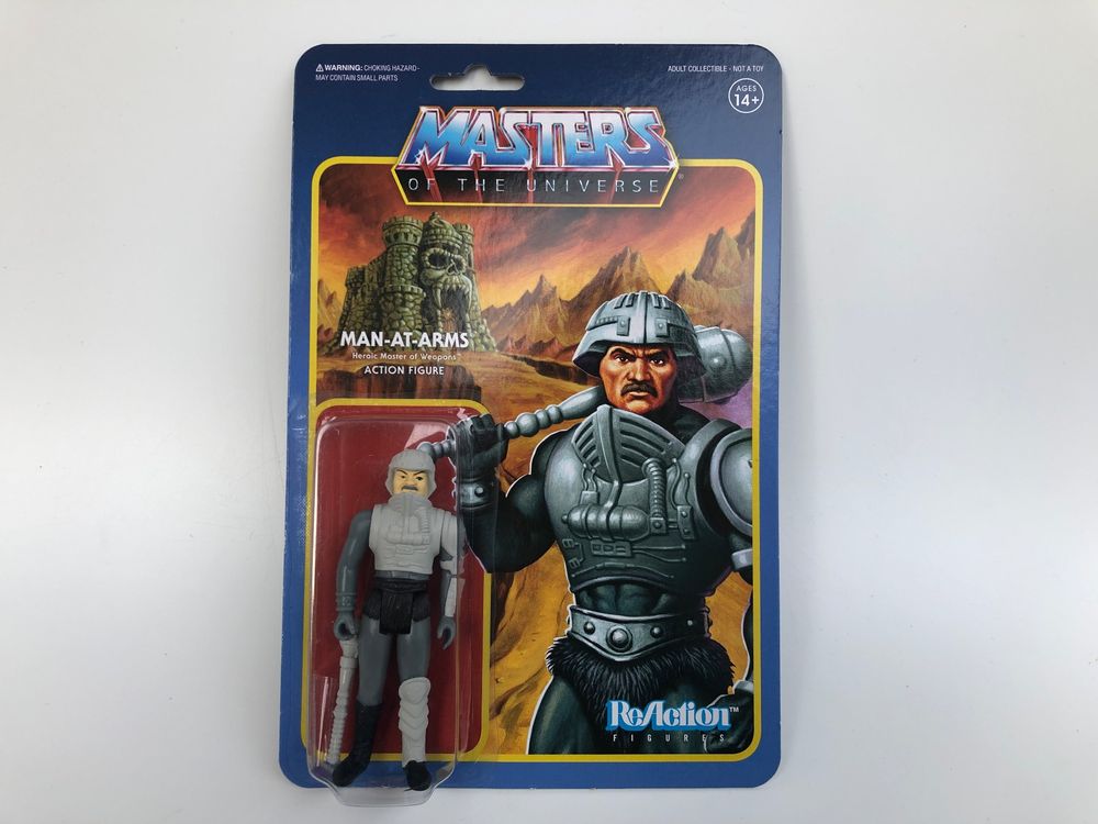 Masters of the Universe Man at Arms Reaction Figure MotU (Neu und ...