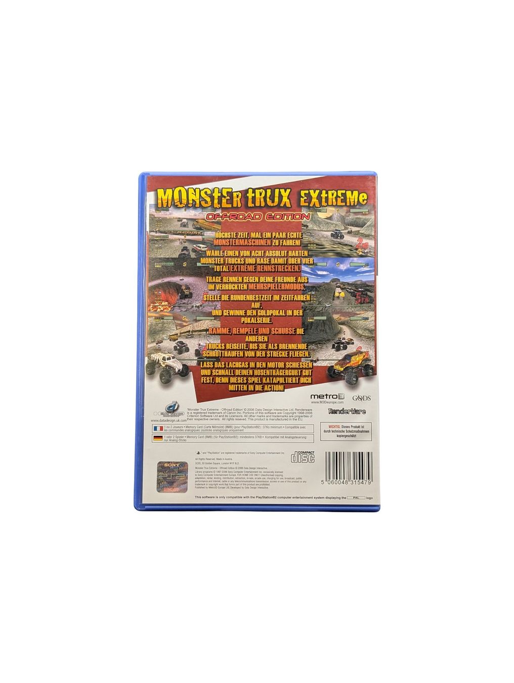 Monster Trucks Extreme PlayStation 2 (PS2) (Gebraucht) in Domat/Ems für ...