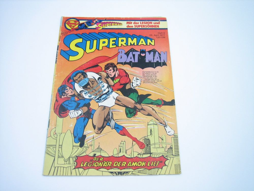 Superman Bat Man Heft Nr. 9 1977 | Kaufen auf Ricardo