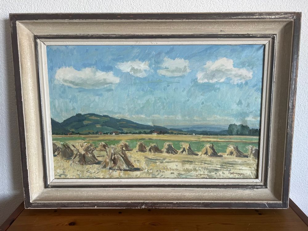 Zwei Gemälde vom Berner-Maler Nyffenegger (Gebraucht) in Thörishaus für CHF 10 – nur Abholung ...
