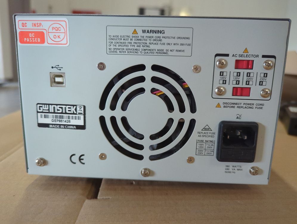 GW Instek GPD-2303S DC Power Supply - Excellent Condition (Gebraucht ...