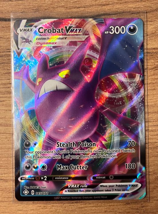 Crobat VMAX 45/72 Pokemon Shining Fates (Neu (gemäss Beschreibung)) in ...