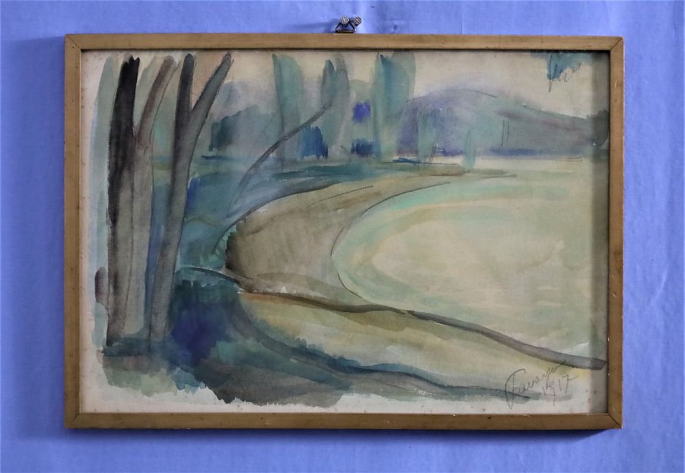 Ilse Johanna Favarger 1880-1954, Aquarell von 1917, signiert (Gebraucht) in Zug für CHF 15 – mit ...