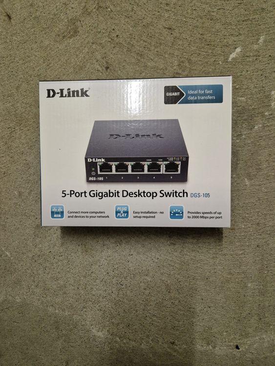 5-port gigabit Desktop switch | Kaufen auf Ricardo