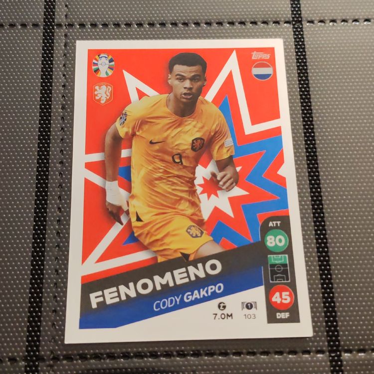 Cody GAKPO NED Topps Euro 2024 Lidl Match attax all Stars (Neu (gemäss ...