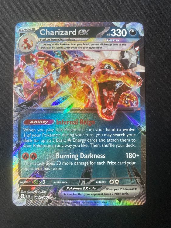 Charizard ex 54 - Glurak ex - Dracaufeu - Paldean Fates - EN | Acheter ...