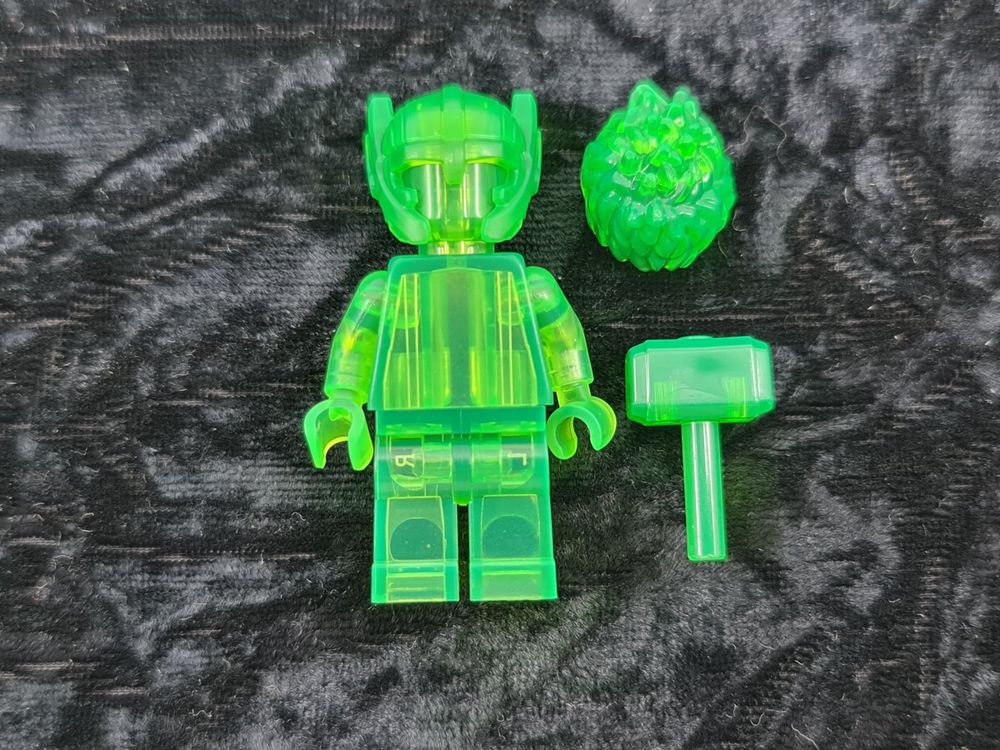 Lego Figur | Prototype | Thor | Trans Bright Green | 🔨 (Neu (gemäss ...