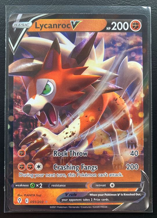 Lycanroc V 091/203 - Evolving Skies | Kaufen auf Ricardo
