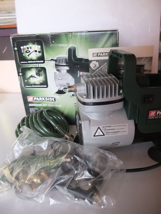 Airbrush-Set PABK 60 A1 neuwertig mit OVP (Neu (gemäss Beschreibung ...