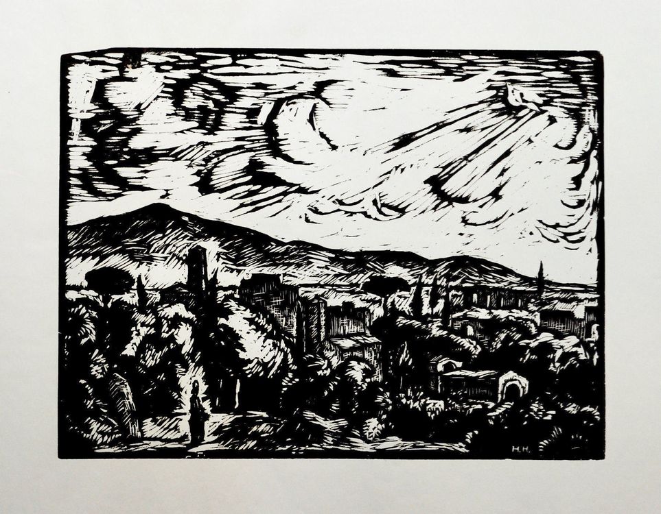 HOLZSCHNITT - STIMMUNG - HEINRICH HERZIG | Kaufen auf Ricardo