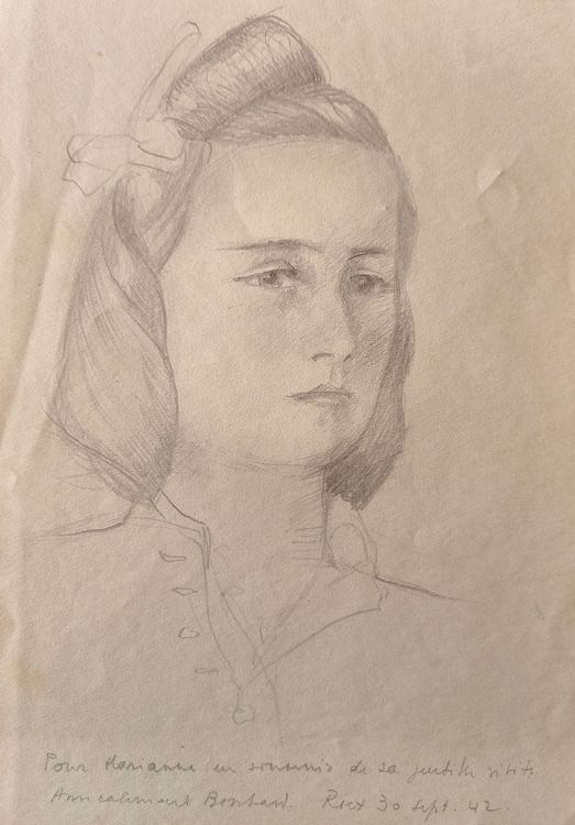 Rodolphe Théophile BOSSHARD (1889-1960) beau dessin original (D ...