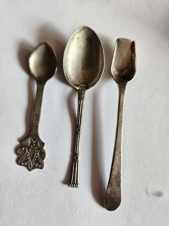 argenterie 3 petite cuillieres arg 800 | Kaufen auf Ricardo