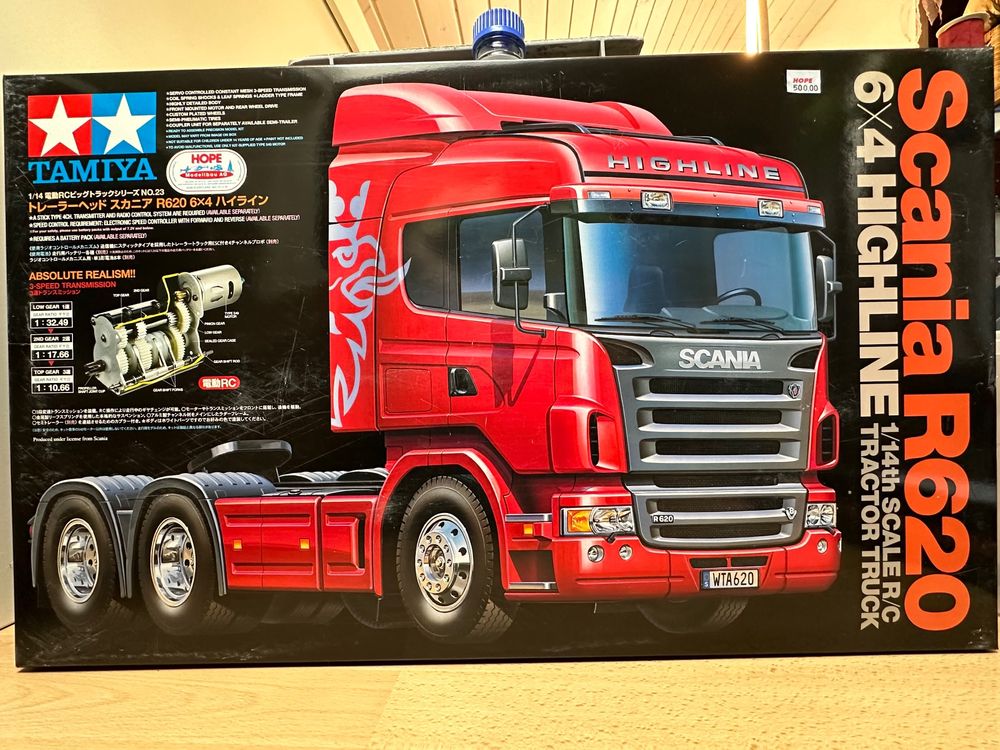 Tamiya Scania R620 6x4 Highline 1/14 th Scale RC Truck (Neu (gemäss ...