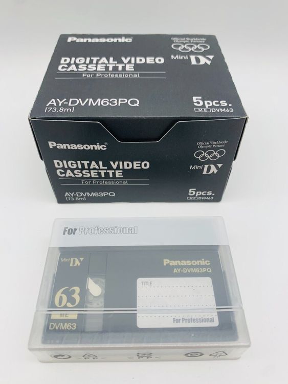 Panasonic AY-DVM63PQ 5 Stück Mini DV Digital Cassette | Kaufen auf Ricardo