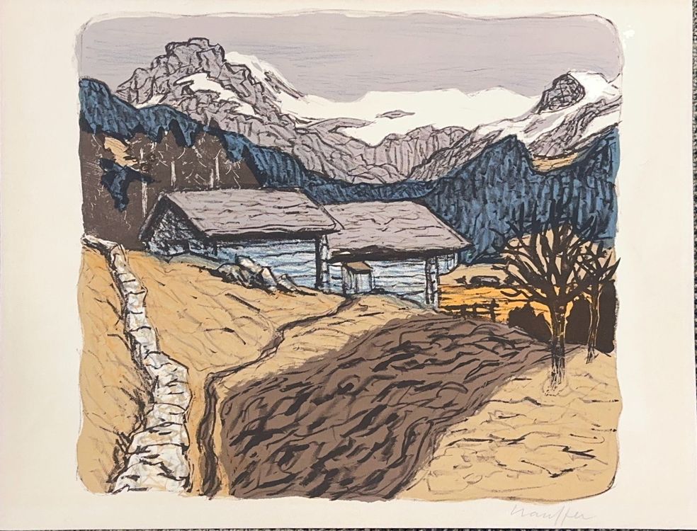 FRED STAUFFER (1892-1980) Litho SIGNIERT (Gebraucht) in Zürich für CHF 30 – mit Lieferung auf ...