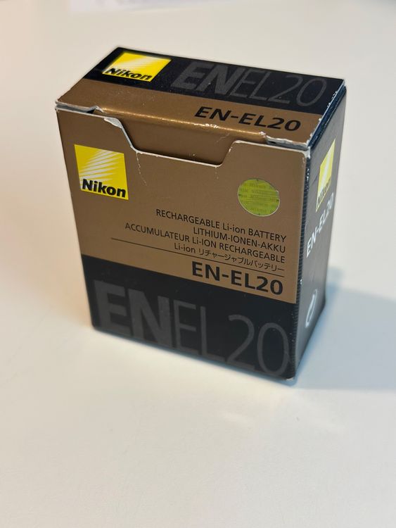 Original Nikon EN-EL20 für alte Nikon Coolpix Kameras (Neu und ...