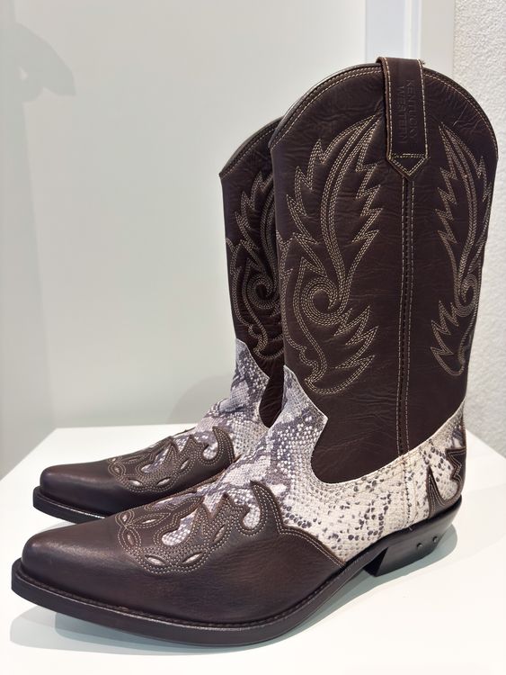 Kentucky Western Cowboy Boots – Echtleder – Grösse 46 – Neu (Neu ...