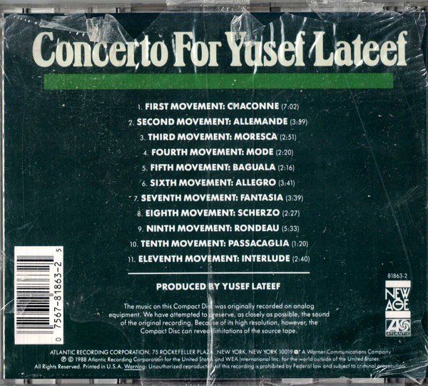 Live - Yusef Lateef, George Cooke, Robert Daley, Chris Salvo | Kaufen auf Ricardo