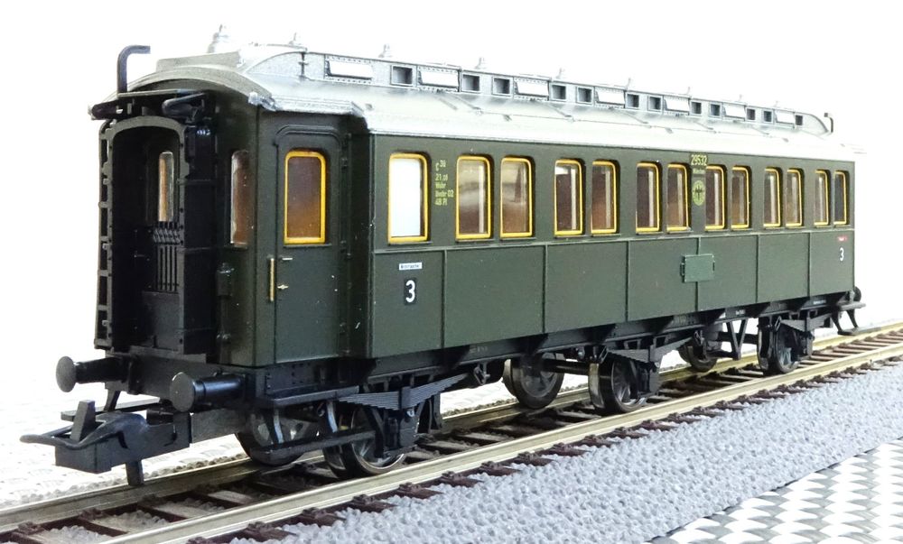 Trix Art. 23325; 3-achsiger Schnellzugwagen 3.Klasse der DRG | Kaufen ...