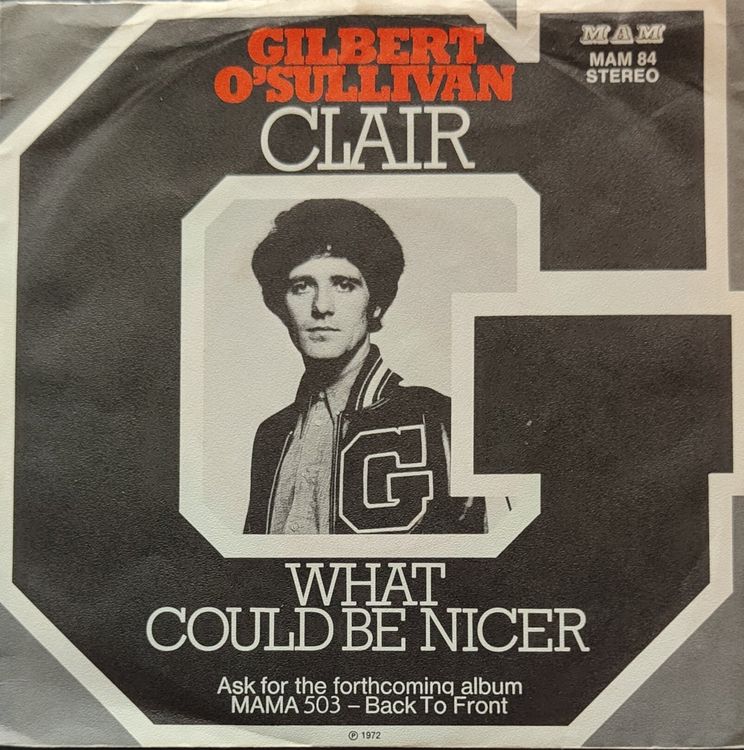 Vinyl-Single Gilbert O'Sullivan - Clair | Kaufen auf Ricardo