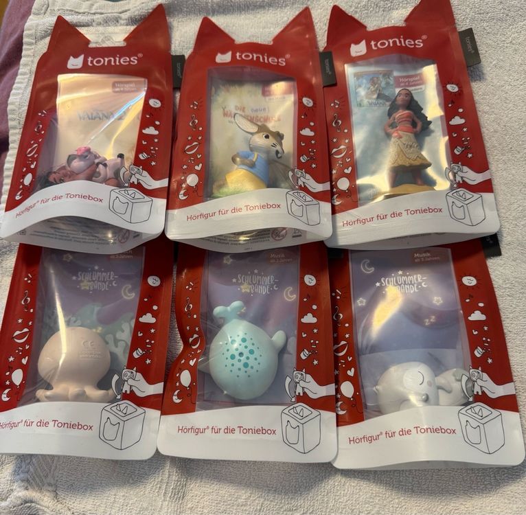 6 Tonie Figuren Set - Vaiana, Häschenschule, Schlummerbande (Neu und originalverpackt) in Luzern ...