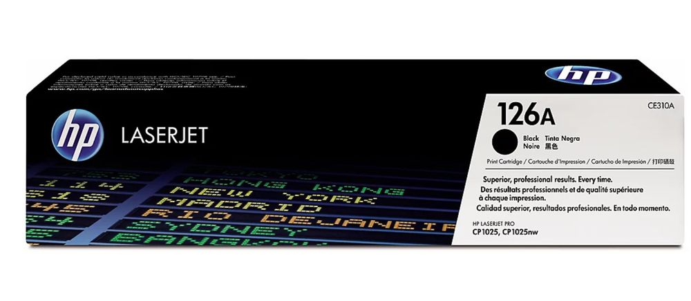 HP Color LaserJet CE310A Toner schwarz, original Neu | Kaufen auf Ricardo