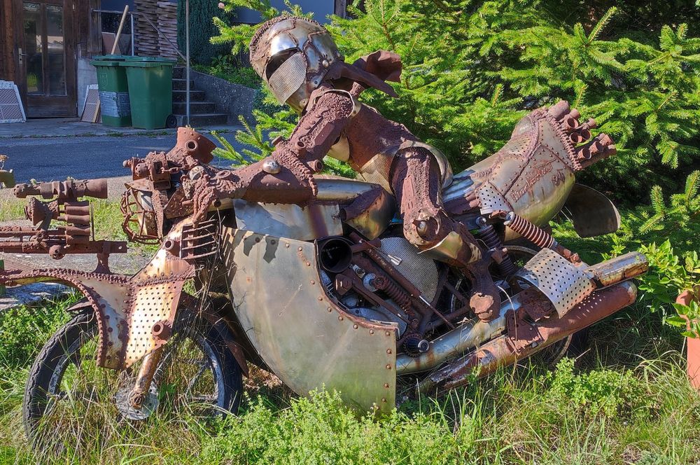 Töff Motorrad Kunstwerk | Kaufen auf Ricardo