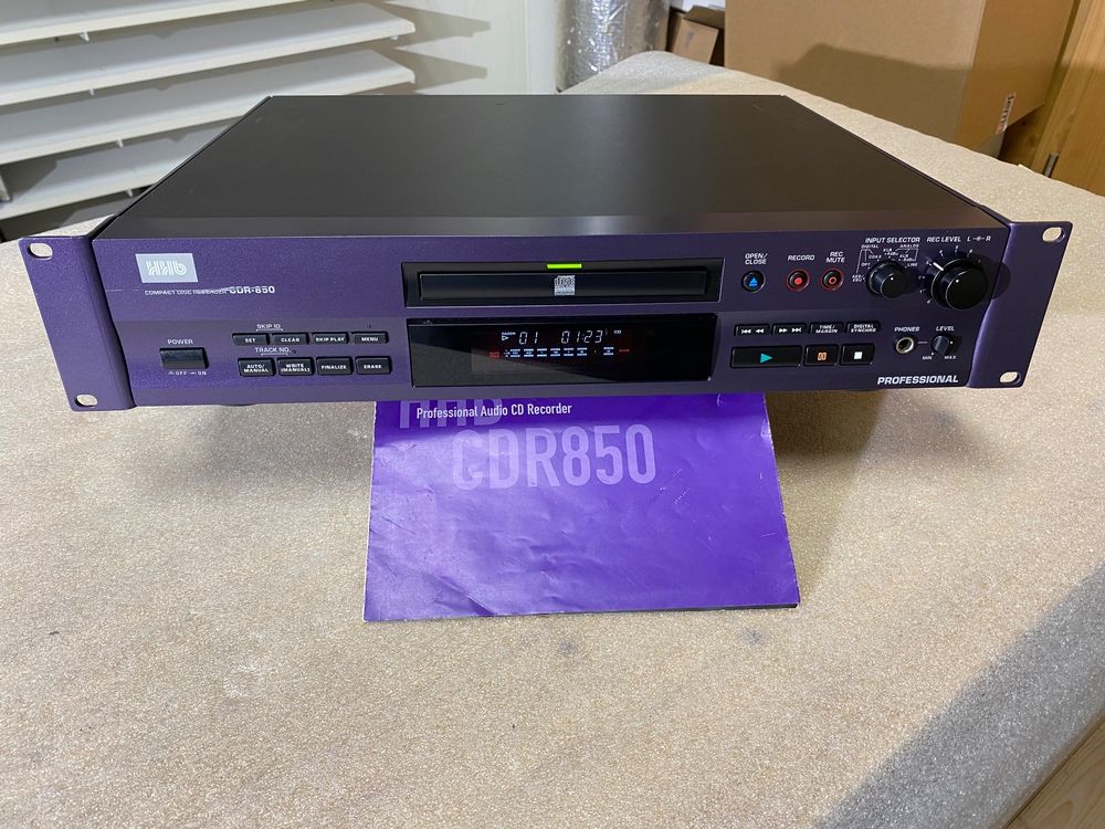 HHB CDR 850, CD-Recorder (Gebraucht) in Kollbrunn für CHF 490 – mit ...