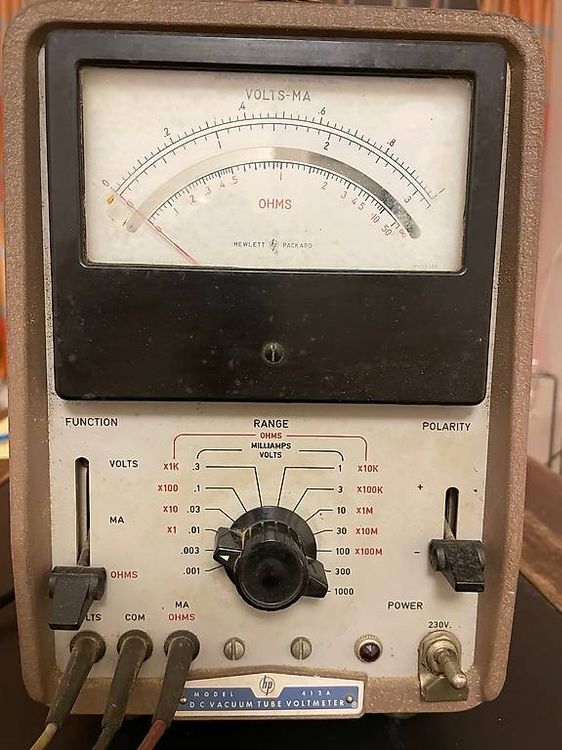 HP 412A Röhren-Multimeter - defekt, Sammlergerät (Gebraucht) in ...