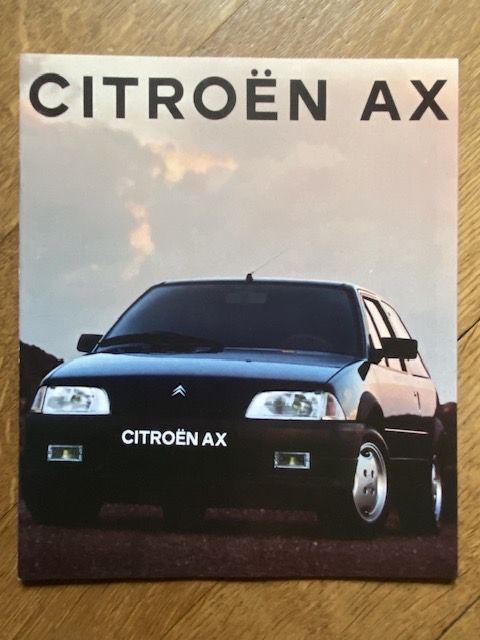 CITROËN AX Prospekt 1991 für MY 1992 Schweiz dt. brochure (Gebraucht ...