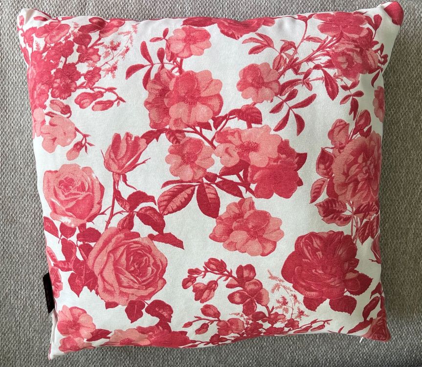 Kissen Rosenmuster Landhausstil