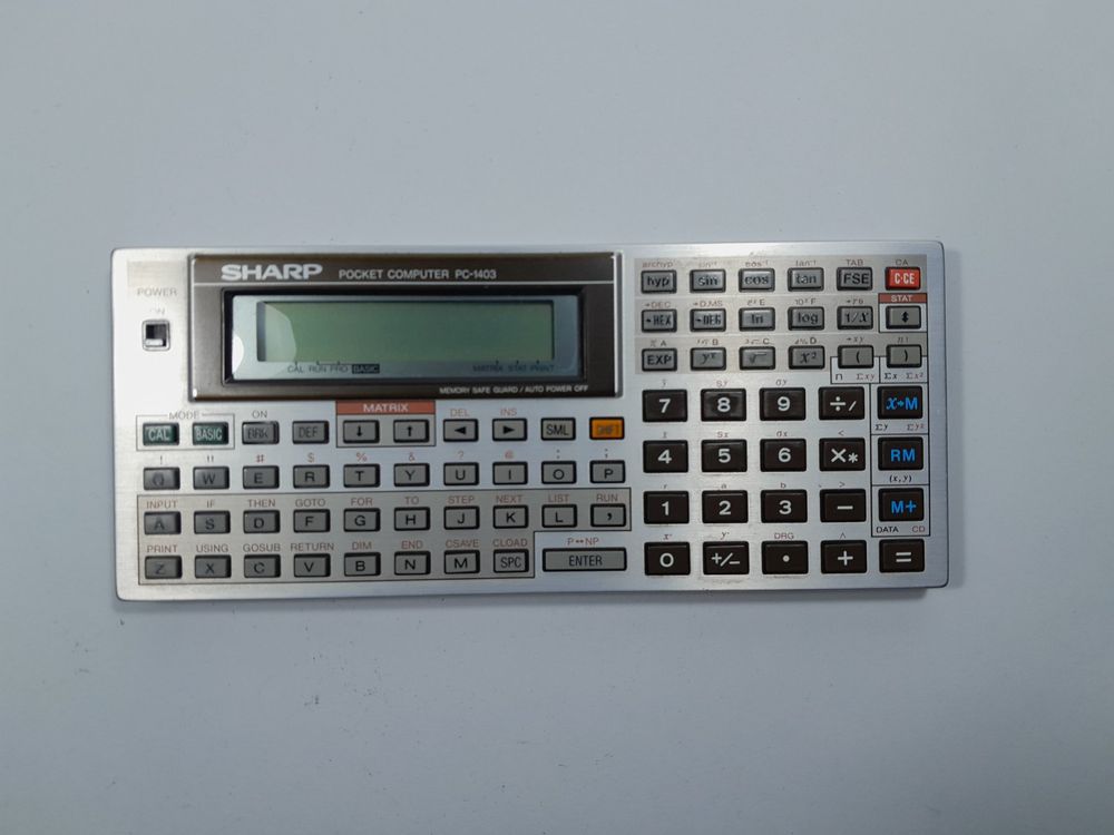 Vintage Sharp Pocket Computer / Taschenrechner / PC-1403 | Kaufen auf Ricardo