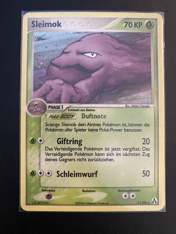 Sleimok Holo / Muk EX Legend Maker 11/92 / Deutsch (Gebraucht) in Bern ...